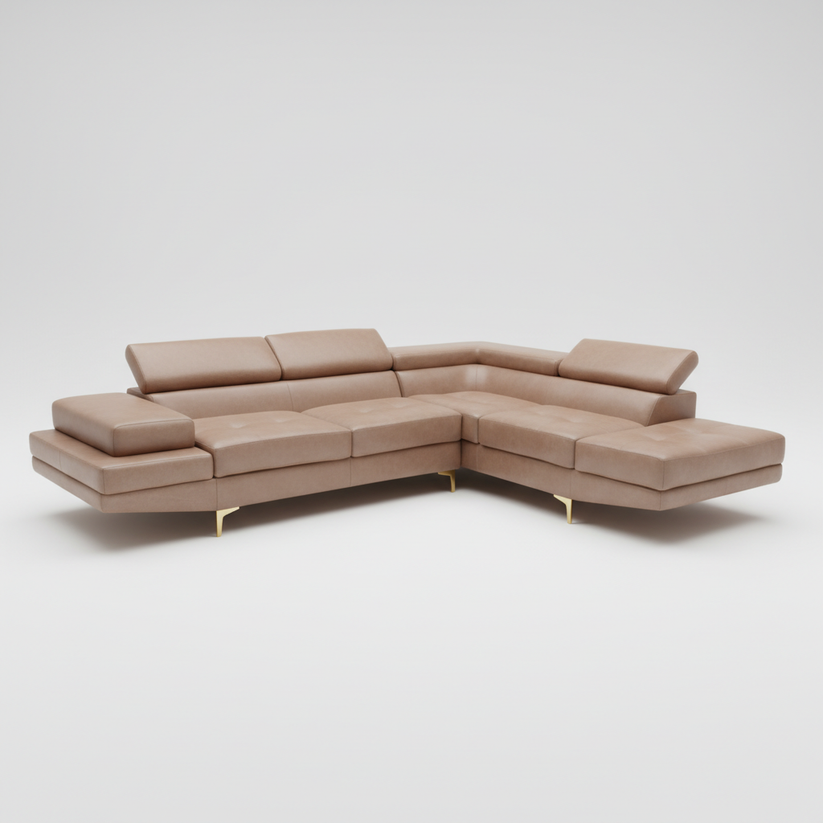 Ryan Corner Couch 300x225cm | Plush L-Shape Sofa | Dongmo Furniture ...